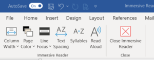 Immersive Reader in Microsoft - Digipedagogical guidelines